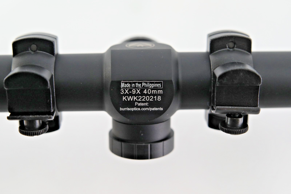 Burris Droptine .22 LR 3-9x40mm Ballistic Plex Riflescope - Matte Black ...
