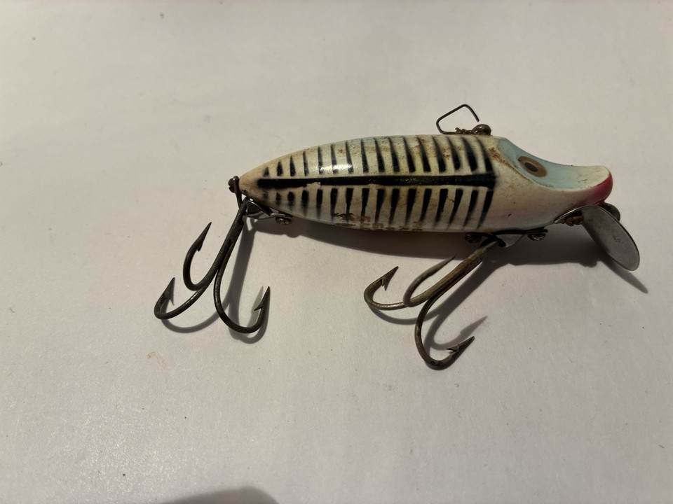 Vintage Heddon River Runt Spook Floater Fishing Lure W/ Dowagiac Minnow ...