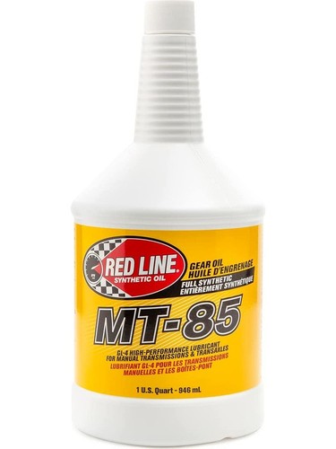 Redline MT-85 75W85 GL-4 Gear Oil, 1 Quart Bottle [946ml] (50504 ...