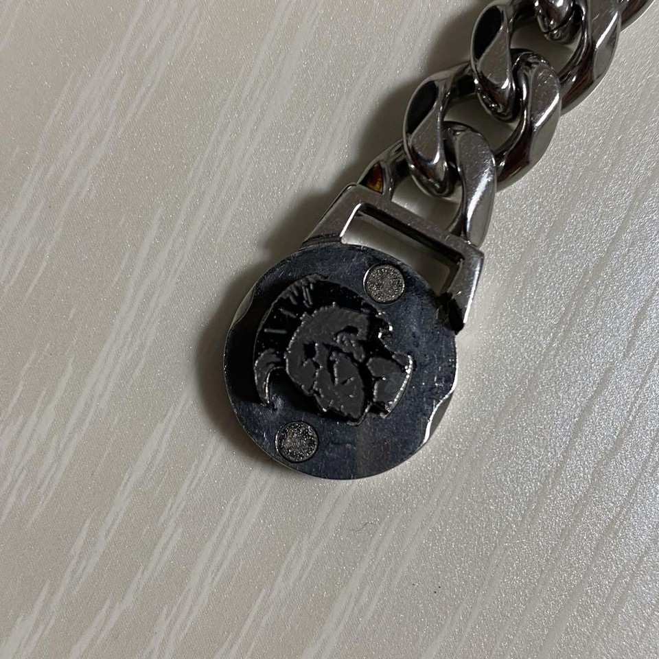 Diesel Mens Mohawk Bracelet Silver Luxury Stylish Accessorie Diesel ...