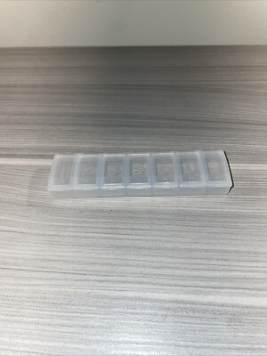 Tupperware 7-Day Clear Pill Case Keeper Divided Container New! | eBay