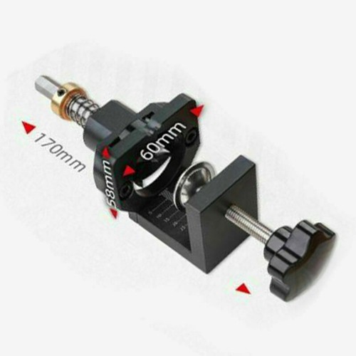 1pc 6.7" Portable Cabinet Hinge Jig Wood Hole Saw Drill Locator Guide ...