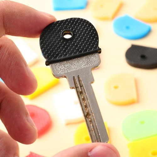 32Pc Key Cap Tag Label ID Silicone Coding Color Key Identifier Cover ...