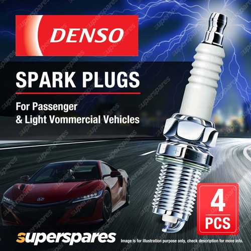 4 x Denso Nickel Spark Plugs for Nissan Pulsar N16 QG18DE 1.8L 4Cyl 16V ...