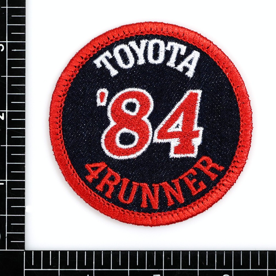 1984 Toyota 4Runner Embroidered Patch Black/Red Iron-On Sew-On Hat ...