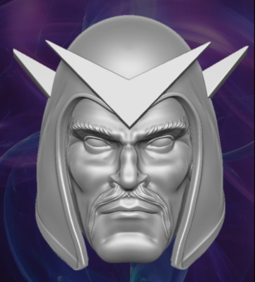 Classic Mandarin v2 Iron Man villain custom head for Marvel Comics ...