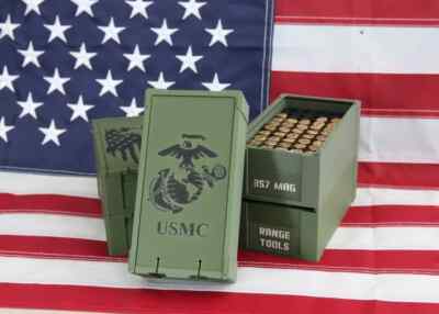 Stackable Ammo Boxes - US Marine Corps - No Live Ammo! | eBay