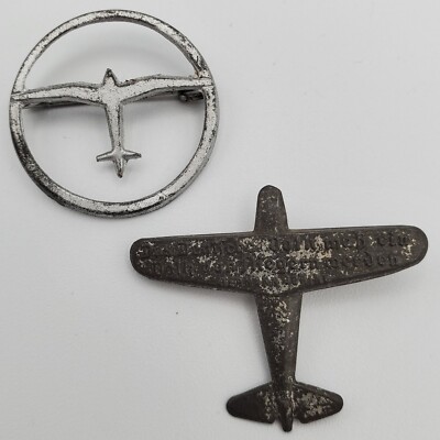 Original WW2 WWII German aviation Luftsport pilot plane WHW glider pin ...