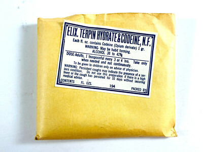 Lot (30+) Antique Medical Medicine Label Codine terpin hydrate ODDITY ...