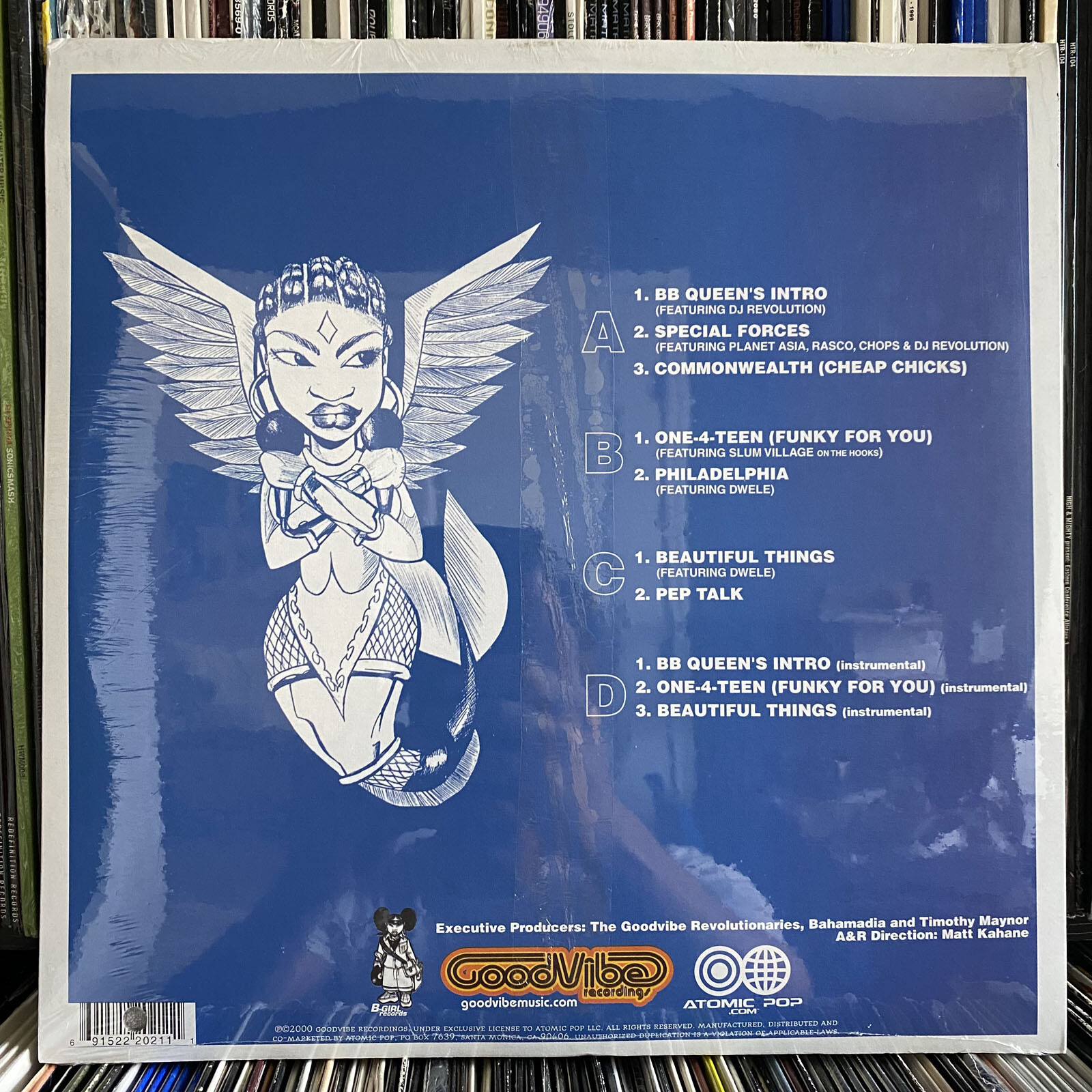 BAHAMADIA - BB QUEEN (VINYL 2LP) 2000!! RARE!! PLANET ASIA + DJ ...