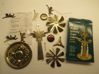Vintage Magical Spinning Angel Chimes for Parts w instructions ...