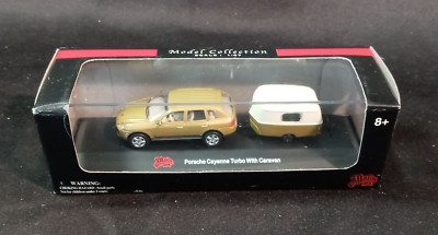 Malibu International 1:87 Caravan Porsche Cayenne Turbo Die Cast NIB | eBay