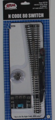 Atlas N Scale ~ New 2024 ~ Code 80 ~ Remote #8 Left Turnout Switch ...
