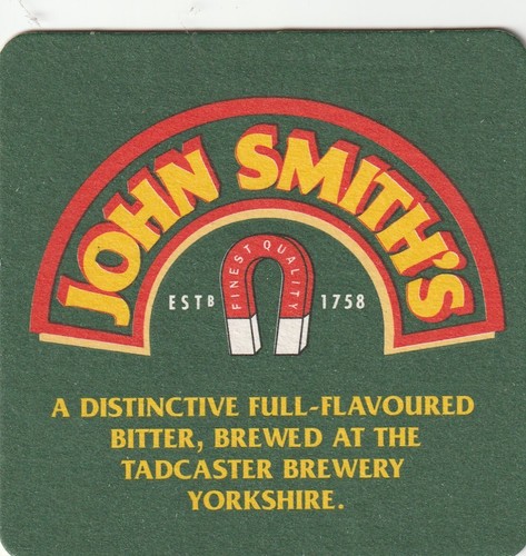 BEER MAT - JOHN SMITHS BREWERY - FULL FLAVOURED BITTER - (Cat 141 ...
