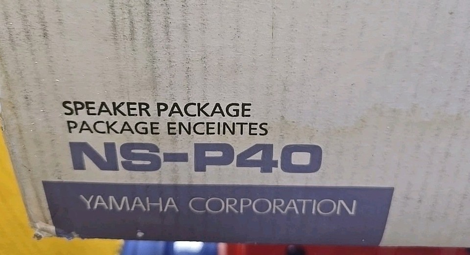 Yamaha 5.1 Surround Sound NS-P40 System, 5x Speakers, Passive Sub, NEW ...