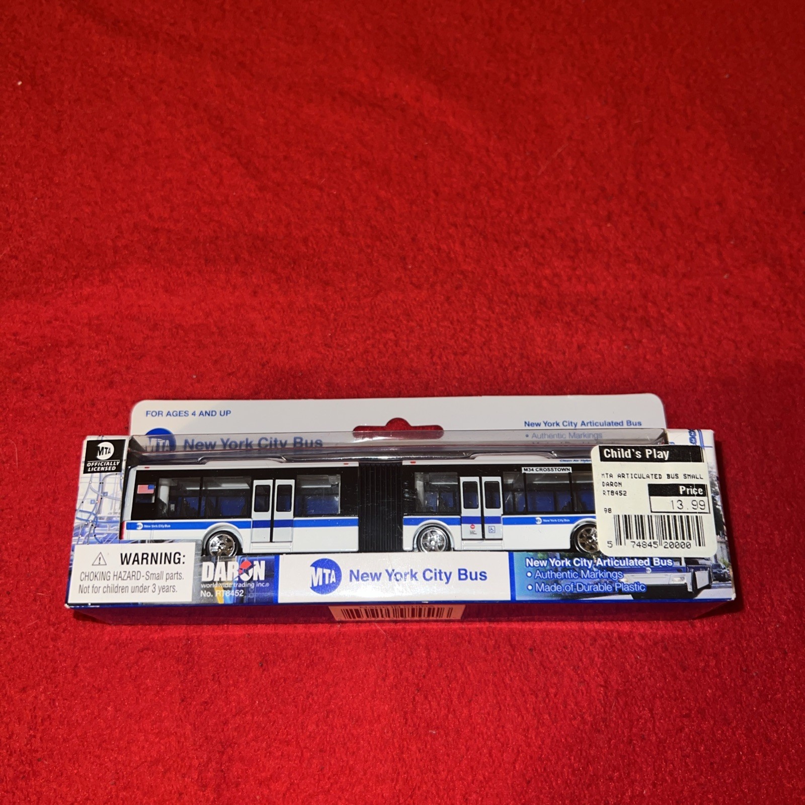 Daron MTA Articulated Bus Small RT8452 for sale online | eBay