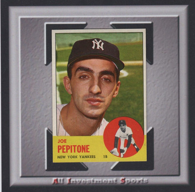 1963 Topps JOE PEPITONE #183 NM-MT **New York Yankees** TD89 | eBay