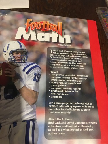 Football Math : Touchdown Activities and Projects for Grades 4-8 by ...