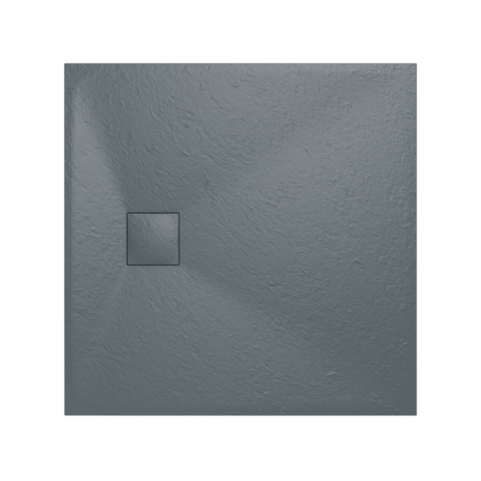Quadrant/Square/Rectangle Shower Tray SMC Slate Effect Anthracite ...