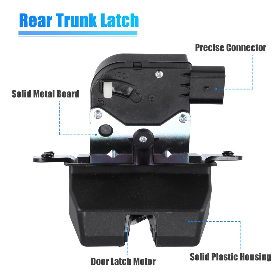 Tailgate Latch Lock 81230-2W000 For 2013-2015 Hyundai Santa 2014-2019 ...