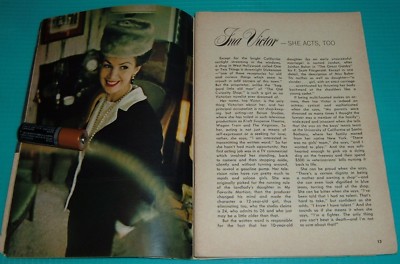 1964 ARTICLE~ACTRESS INA VICTOR~WEST HOLLYWOOD SHOP CALLED ONE OR TWO ...