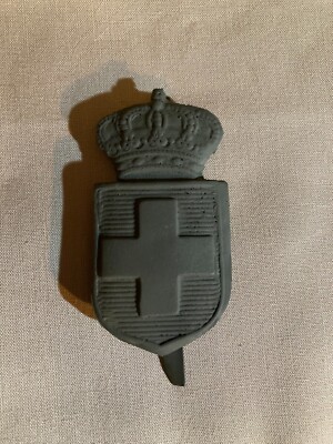 WWI Royal Greek Army Monogram Adrian helmet plate badge | eBay