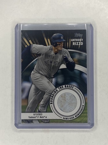 2024 Topps Anthony Rizzo Rounding The Bases Yankees Vs Mets Relic | eBay