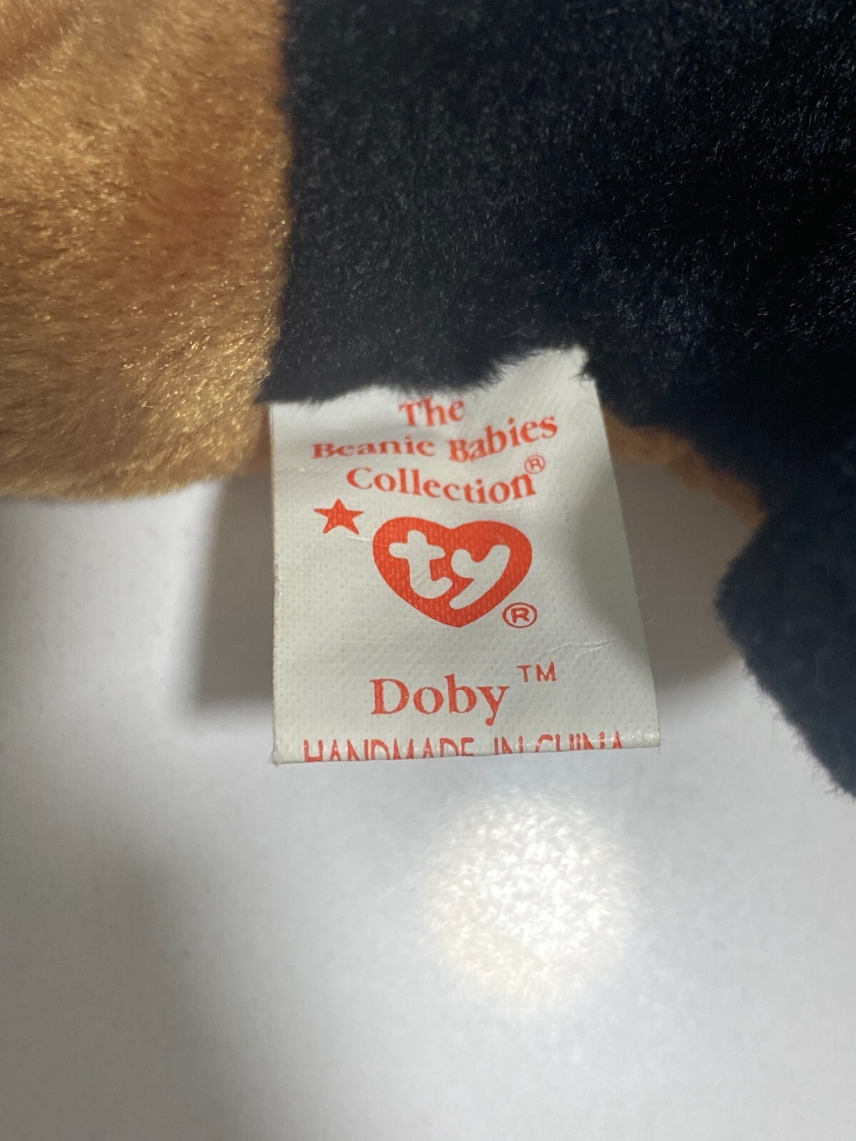 Ty Beanie Baby "Doby" the Doberman RARE with Errors 1996 | eBay