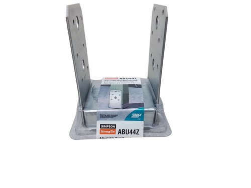 Simpson Strong-Tie ABU44Z ABU ZMAX Galvanized Adjustable Standoff Post ...