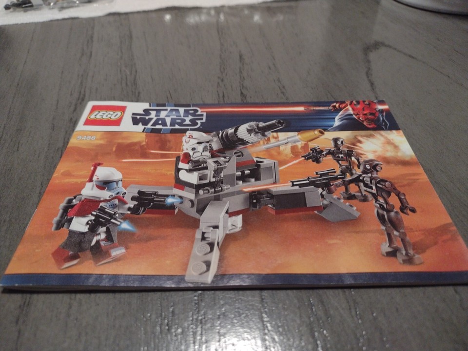 LEGO STAR WARS 9488 ELITE CLONE TROOPERS DROID BATTLE 100% COMPLET ...