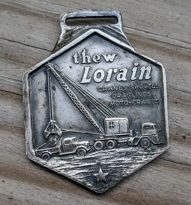 Vintage Thew Lorain Cranes Shovels Draglines Moto Cranes Double Sided ...