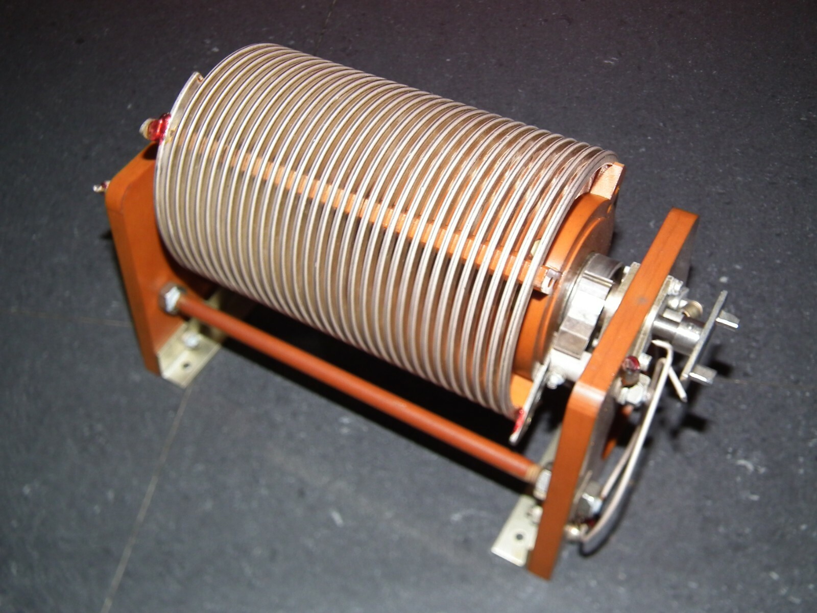 GIANT VARIABLE ROLLER INDUCTOR COIL - HF POWER AMPLIFIER - ANTENNA ...