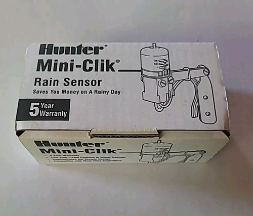 Hunter Mini Clik Rain Sensor Shutoff For Automatic Irrigation Systems ...