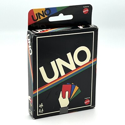 Retro Uno Deck Of Cards UNO Card Game - Retro Edition 108 Cards NEW⭐️ ...