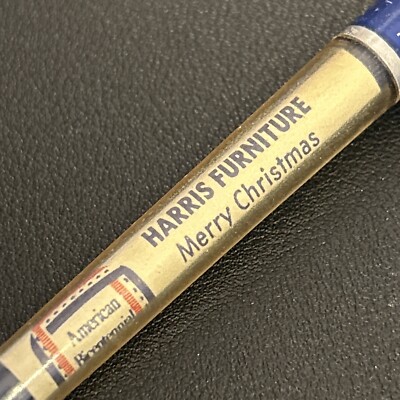 Vintage 1976 Ballpoint Pen Harris Furniture Gerald & Nadine Merry ...