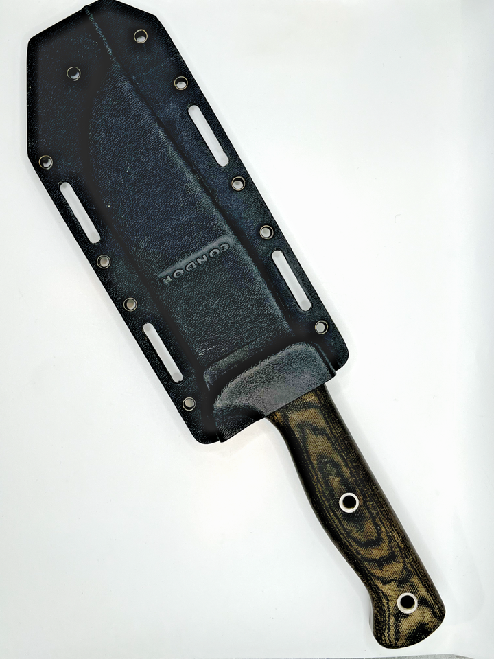 Condor Crotalus Knife Micarta Handle Stripped with Patina | eBay