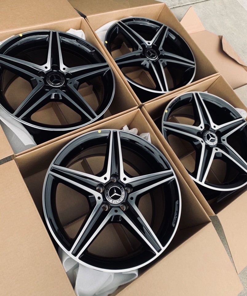 NEW 18” Mercedes Benz AMG C300 C350 C400 Factory OEM Wheels Rims C ...