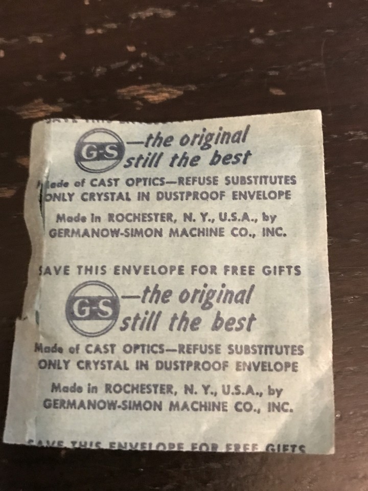 GS Fancy Crystal CF475 for GRUEN 415 / 863 - 21.7 x 21.7 mm - New | eBay