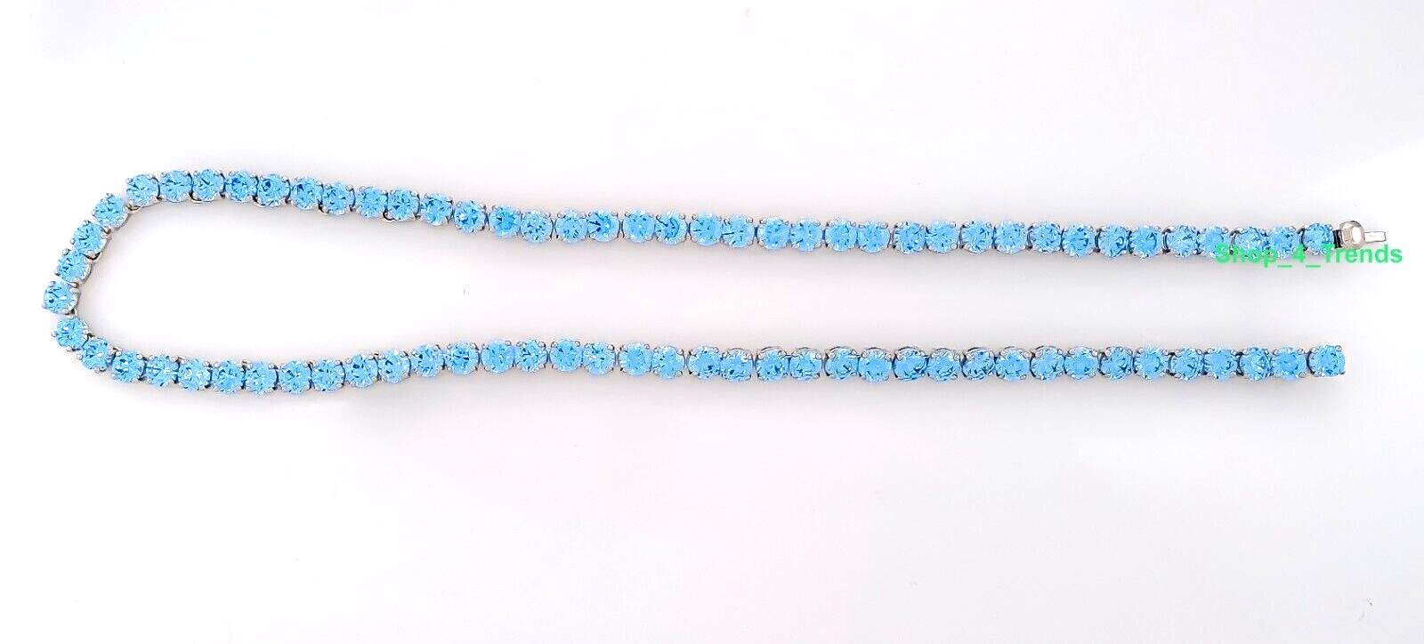 New in Gift Box SWAROVSKI 5661187 Aqua Blue Crystal Matrix Tennis ...