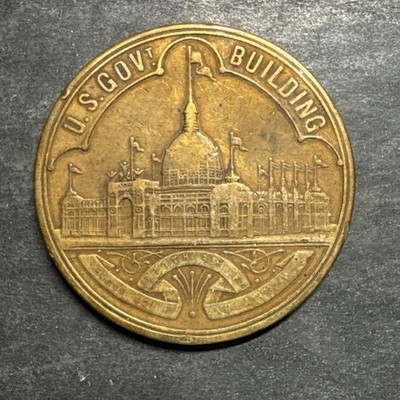 1893 Columbian Exposition Chicago Treasury Dept US Mint Exhibit Medal ...