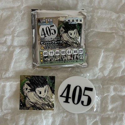 Hunter Togashi Yoshihiro Exhibition License Plate 405 Gon | eBay