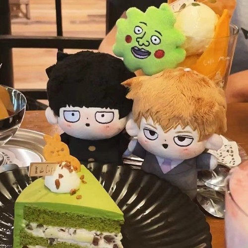 Mob Psycho 100 Dimple Reigen arataka Kageyama Shigeo 12cm Plush Doll ...