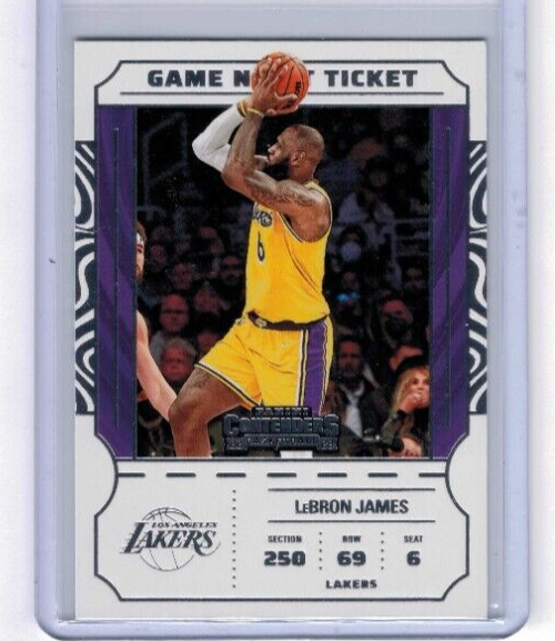 2022-23 Panini Contenders LeBron James Game Night Ticket #21 | eBay