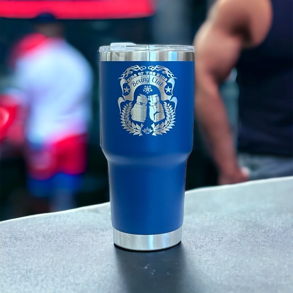 Boxing Gift for Men Coffee Tumbler Cup for Boxing Fans Laser Engraved ...