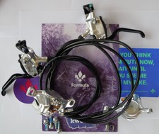 2019 Formula - Brake Set R1r Racing Silver Polish Hoses With Kevlar ...