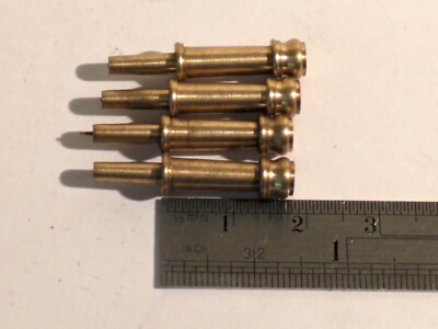 Ship Model Fitting Parts 4 Brass Dummy underdeck 18mm Cannon Barrel ...