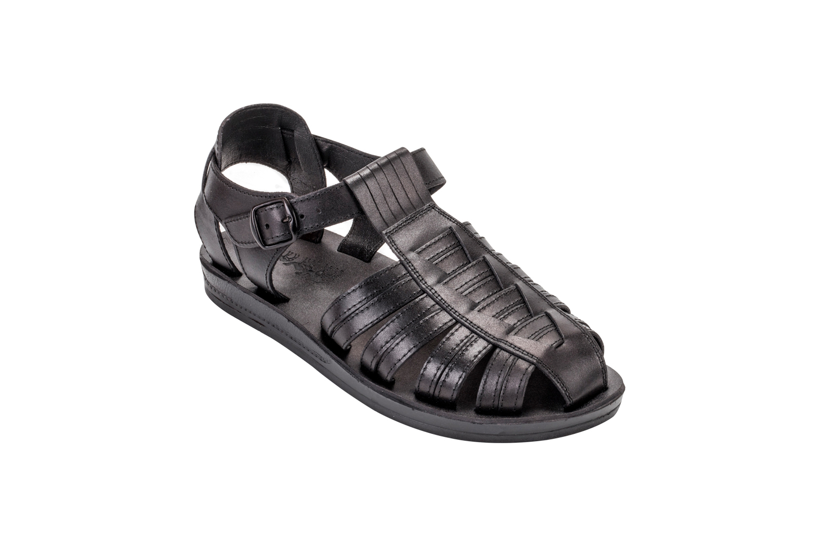 Men's Handmade Biblical Sandal from Jerusalem Natural Genuine Leather 6 ...
