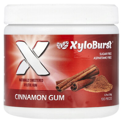Xylitol Gum, Cinnamon, 100 Pieces , 5.29 oz (150 g) | eBay