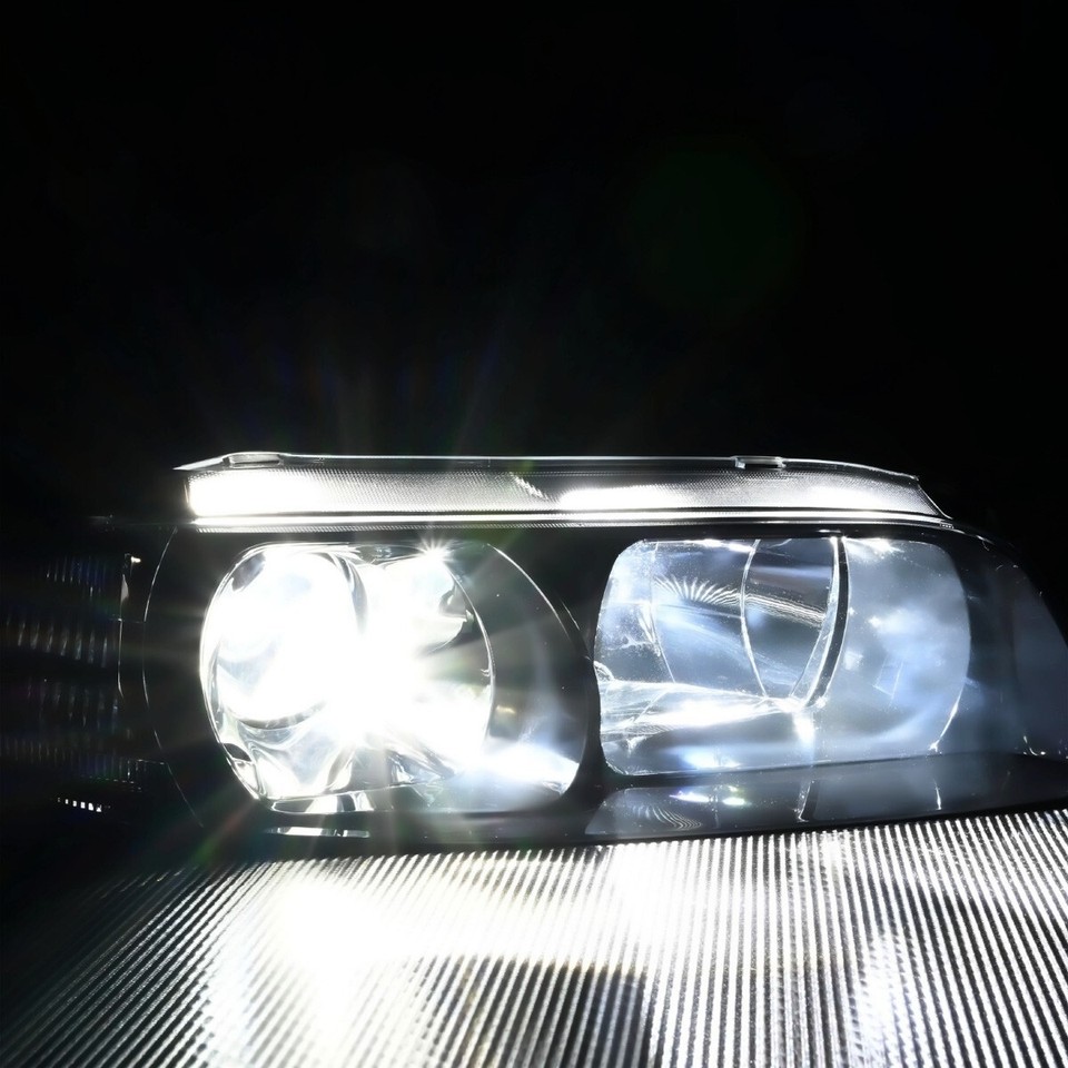 Nissan Skyline GT-R R33 GTR LED Headlight Lamps Left/Right JDM Black ...