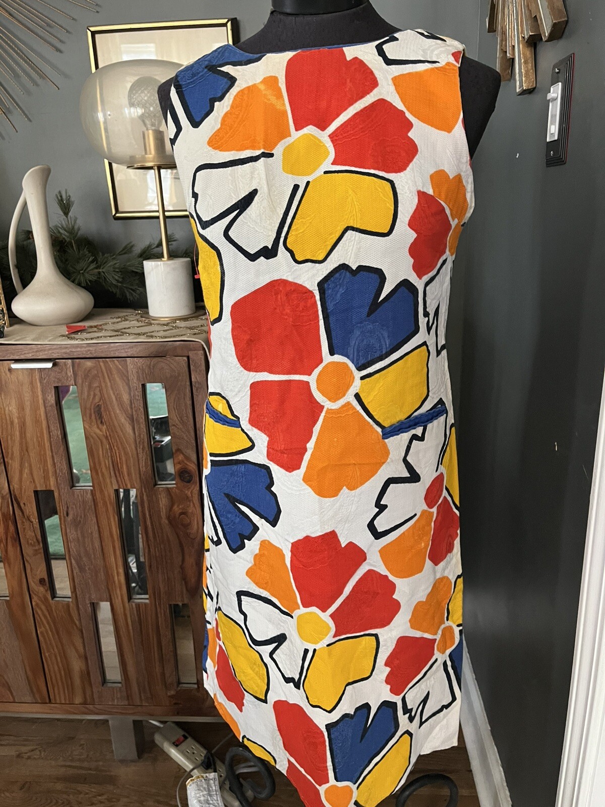 Vintage Women’s Flutterbye 1970’s Floral Sleeveless S… - Gem